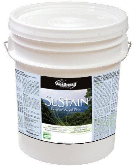 Weatherall SuSTAIN Exterior Wood Stain 9 colors 5 gal. 1 gal. free ...